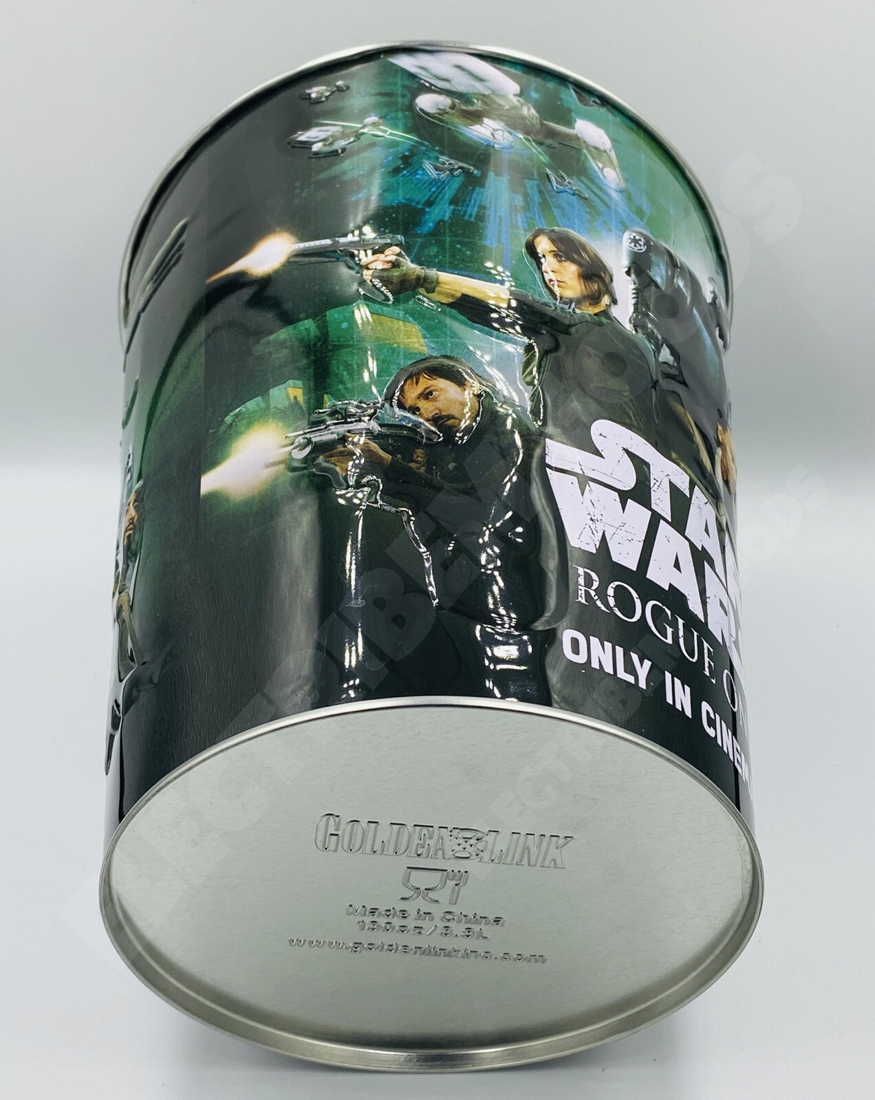 STAR WARS ROGUE ONE ODEON CINEMA PROMOTIONAL EMBOSED POPCORN TIN JYN ...