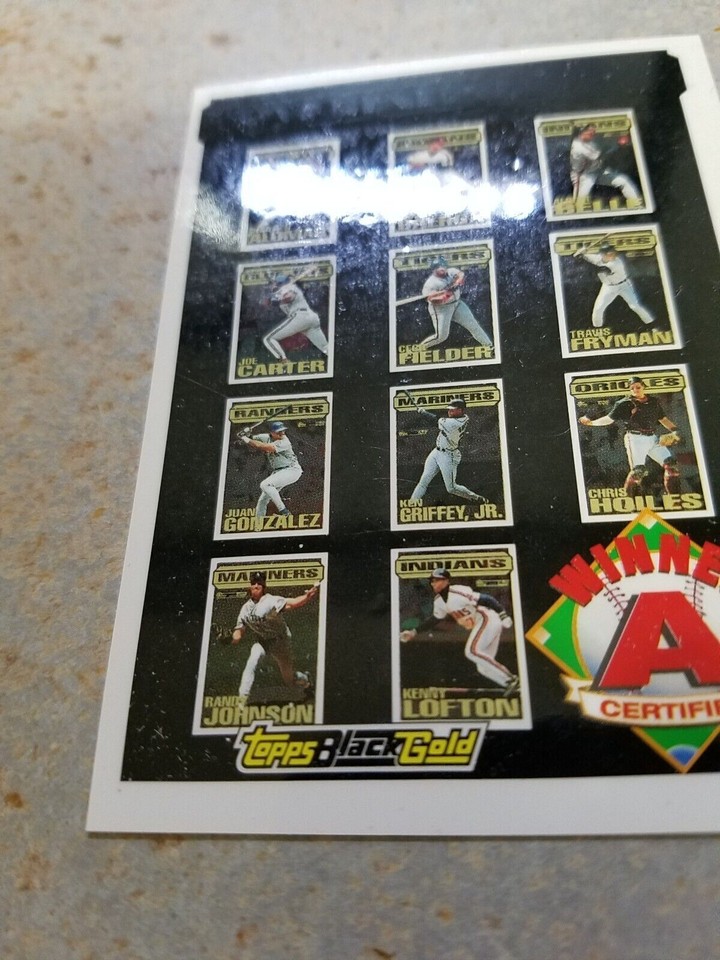 Juan Gonzalez Ken Griffey Jr Kenny Lofton Cecil Fielder Randy Johnson ...