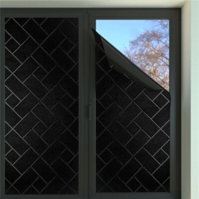 Total Blackout Window Film Sun Blocking Covering Darkening Window ...