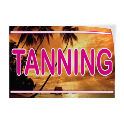 Decal Stickers Tanning Business H Vinyl Store Sign Label Business | eBay