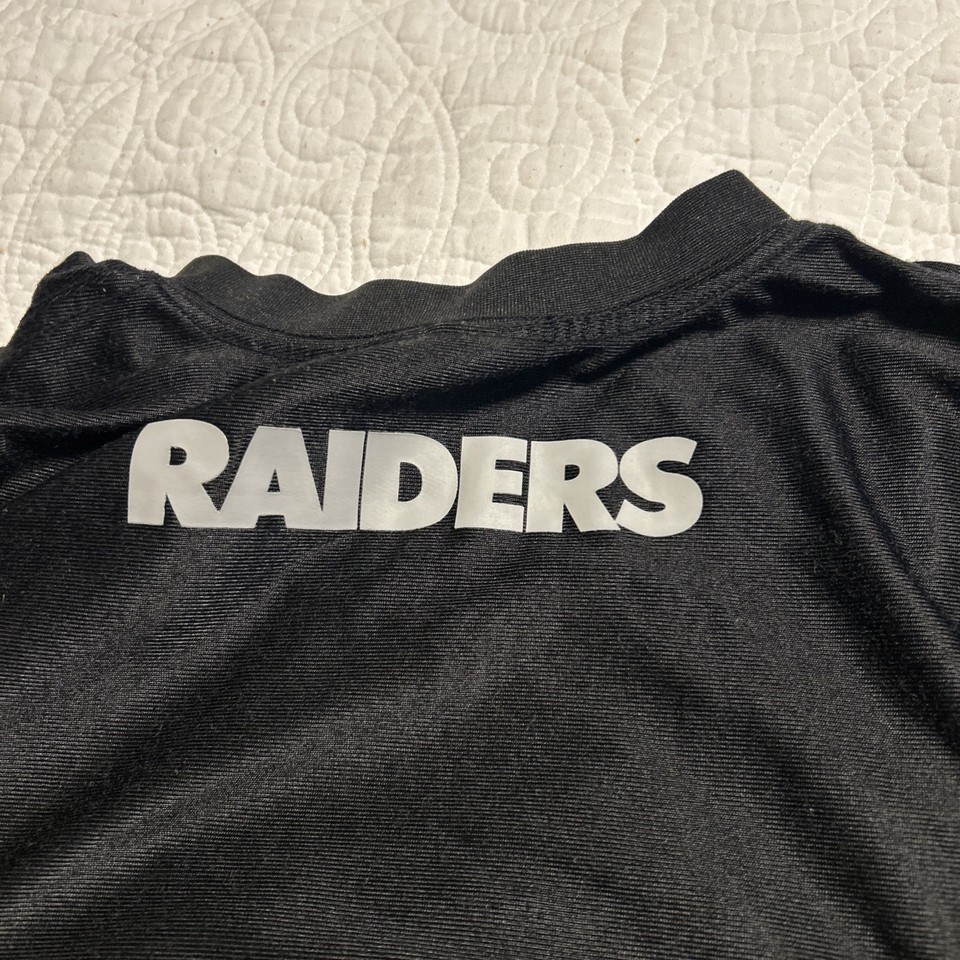 NFL Team Apparel Las Vegas Raiders T-Shirt Mens Medium Black Short ...