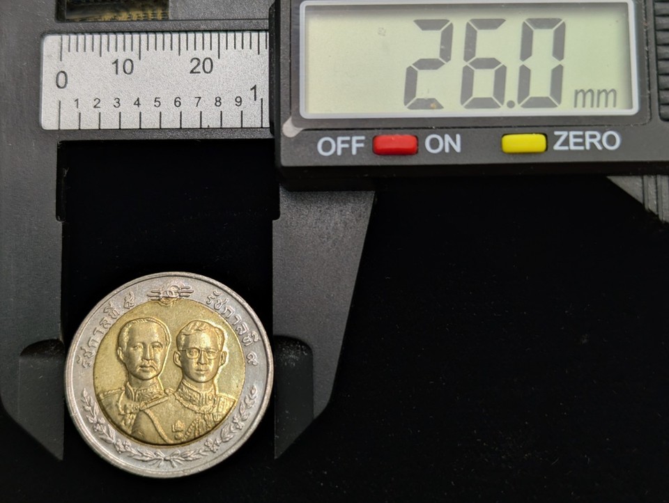 Rare Thailand 10 Baht Bi-Metal Coin Centenary of Central Hospital | eBay