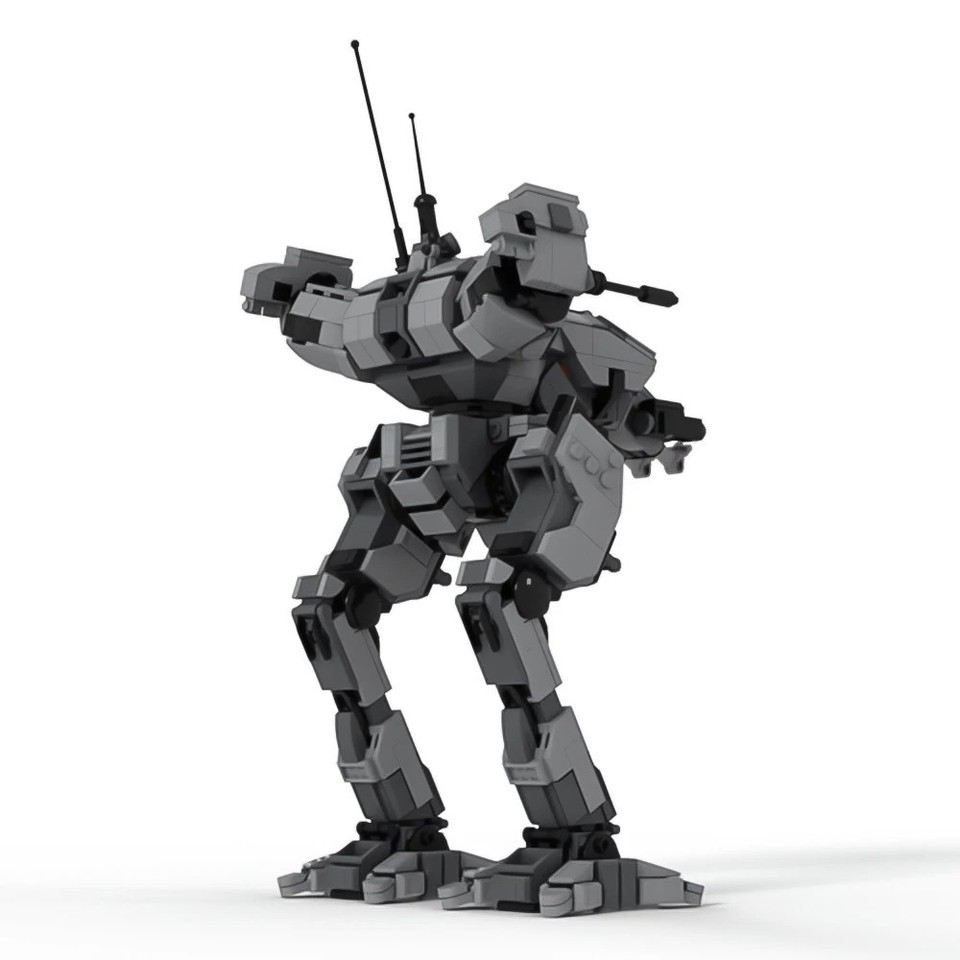 MOC BattleTech Locust Mecha Building Block Set Game Series Robots Model ...