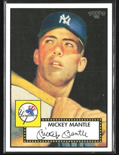 Mickey Mantle 2006 Topps 1952 '52 Black A #311 New York Yankees | eBay