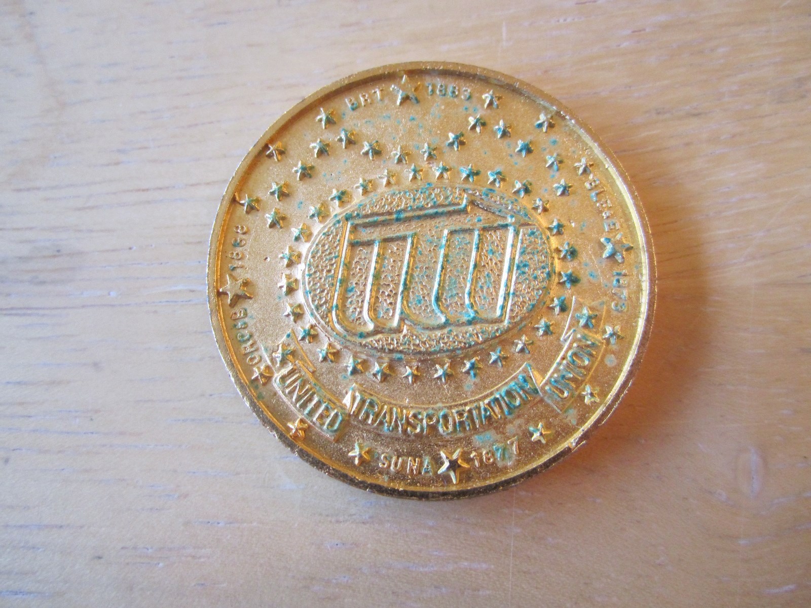 United Transportation Union (UTU) Commemorative Medal, 1-9/16" OD | eBay