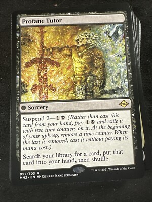 [1x] Profane Tutor - Near Mint, English - Modern Horizons 2 MTG Magic ...
