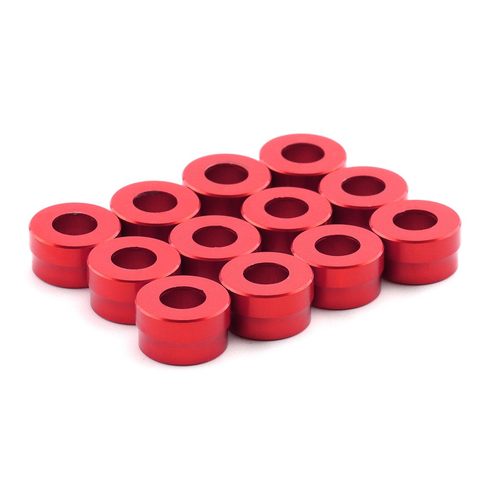 Red CNC Engine Bolts Cover Caps For Harley Touring Softail Dyna ...