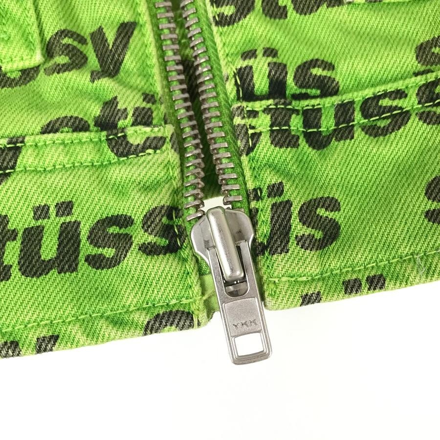 Stussy x CPFM Cactus Plant Flea Market ZIP WORK JACKET Green Stussy x CPFM Cactus Plant Flea Market ZIP WORK JACKET Green
