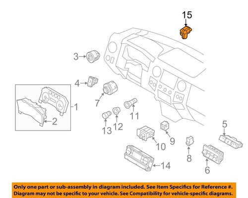 Ford OEM Headlight Headlamp-sentinel Sensor 7L1Z13A018A for sale online ...