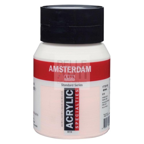 COLORE ACRILICO 818 GIALLO PERLATO AMSTERDAM "ACRYLIC" FLACONE DA 500ML ...