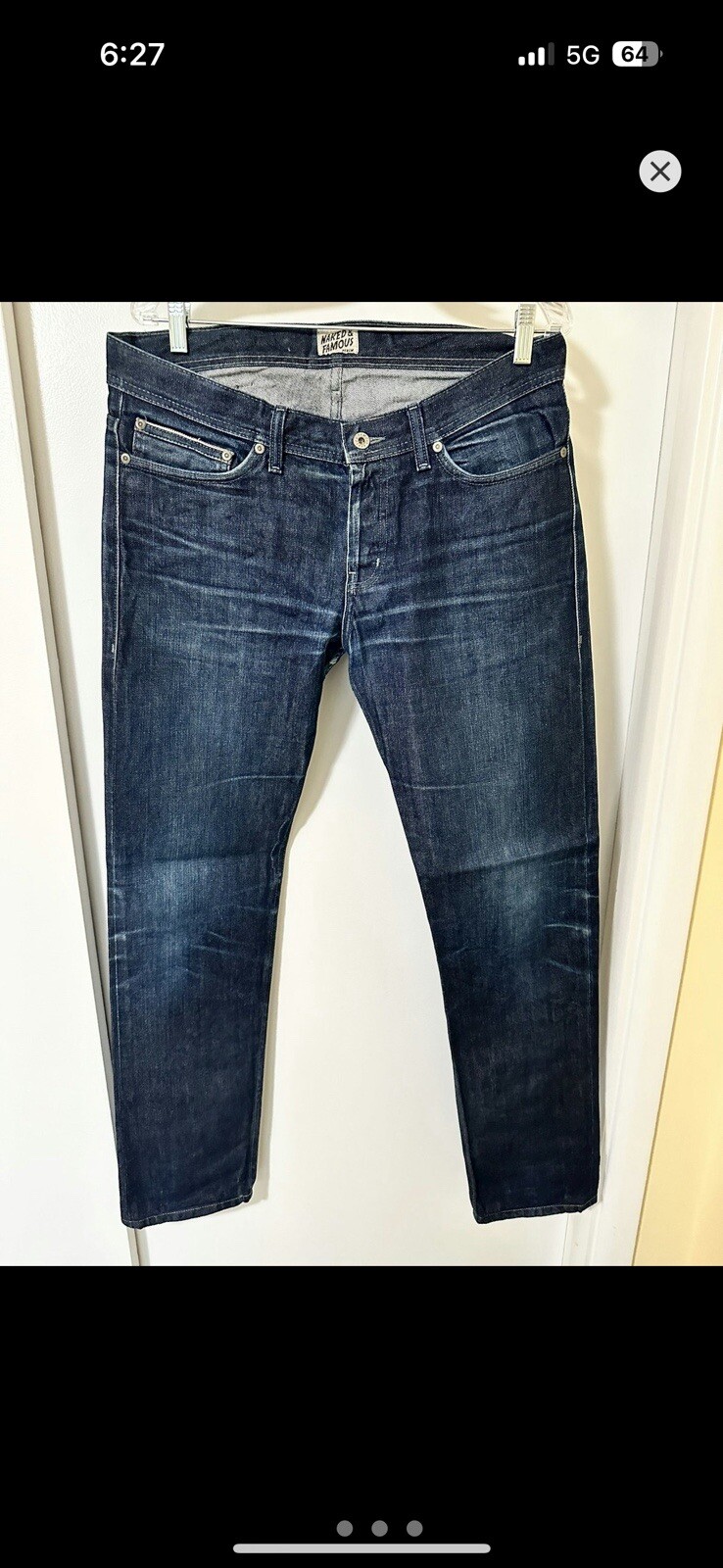 Naked and Famous Weird Guy Selvedge Denim - Gem