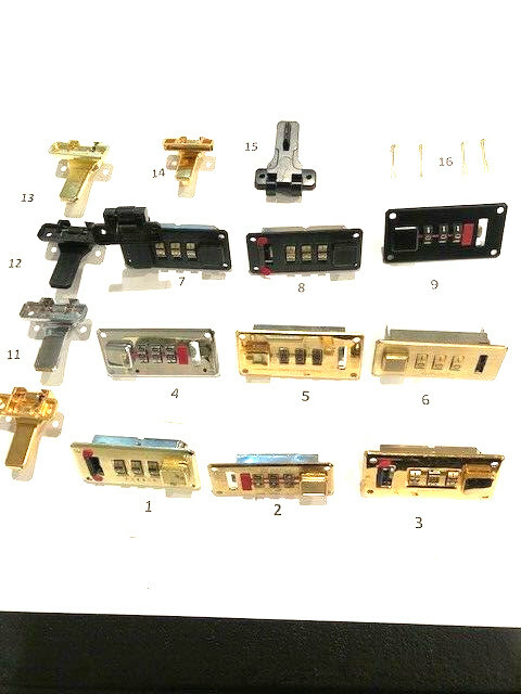 LOCKS for REPAIR BRIEFCASE & ATTACHE COMBO LOCKS & HASPS PRESTO amiiet ...