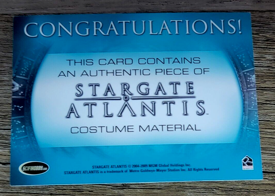 Stargate Heroes - Atlantis Teyla Emmagan Costume Relic Brown Relic | eBay