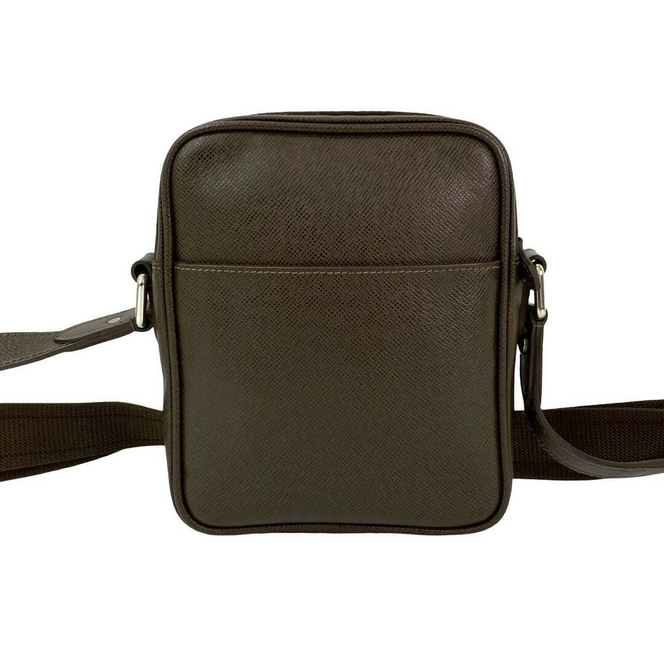 Louis Vuitton Dimitri Taiga Leather Shoulder Bag Brown New From Japan ...