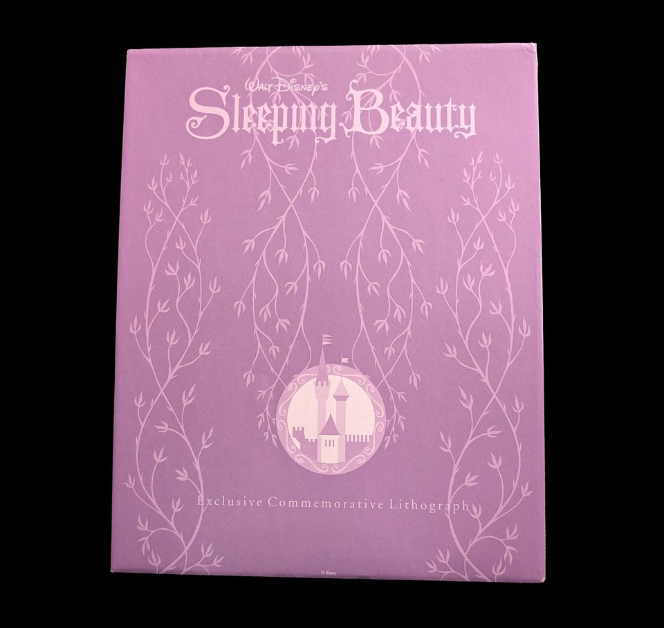 Sleeping Beauty Exclusive Commemorative Lithograph Disney Store 1995 | eBay
