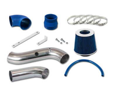 3" Blue COLD AIR INTAKE KIT + FILTER For 2004-2008 Chevrolet Aveo 1.6L ...