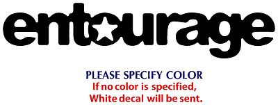 Entourage Game Graphic Die Cut decal sticker Car Truck Boat Window ...