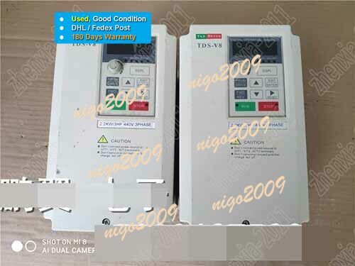 1PC Used Dongda Inverter TDS-V8-H2P2F 380V 2.2KW Tested Good 180 Days ...