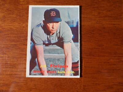 1957 TOPPS BASEBALL #248 JIM FINIGAN DETROIT TIGERS EX+ Q114 | eBay