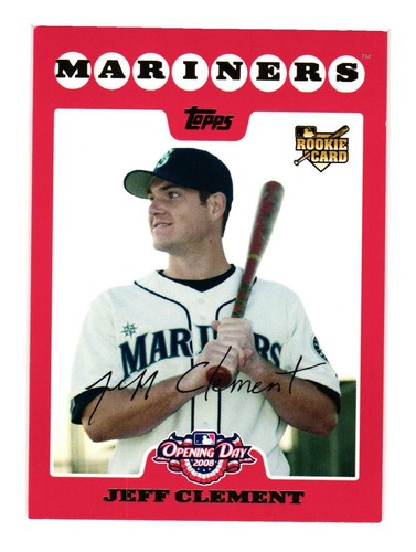 2008 Topps Opening Day #217 Jeff Clement Seattle Mariners | eBay