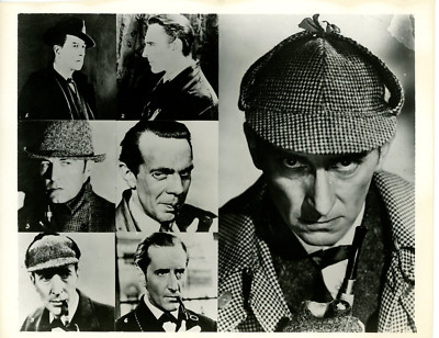 Vintage 8x10 Photo Montage Different Actors Portray Sherlock Holmes in ...