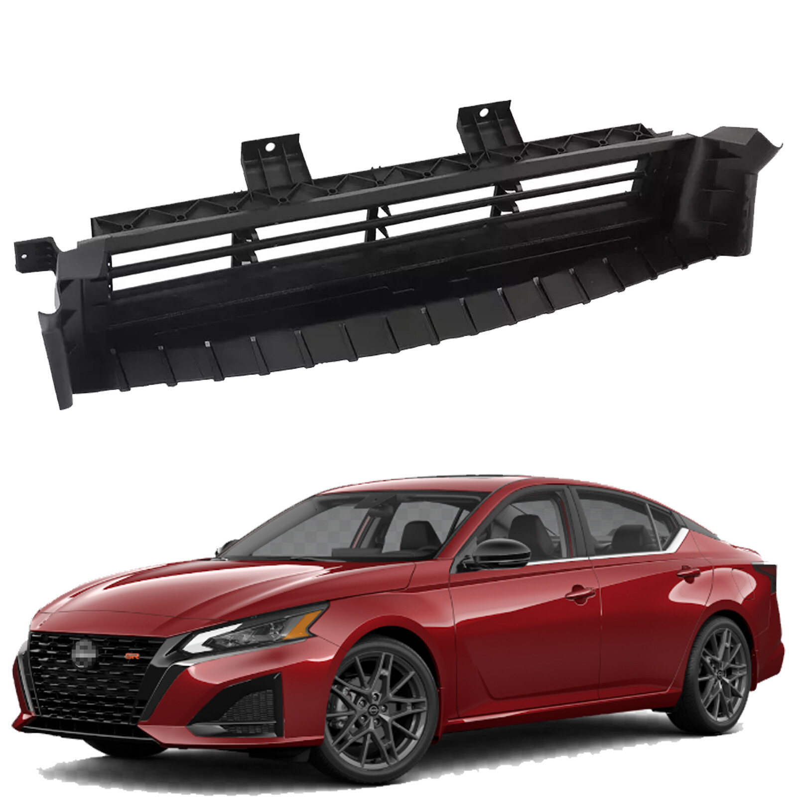 For 2023-2024 Nissan Altima Front Bumper Lower Radiator Shutter Grille ...