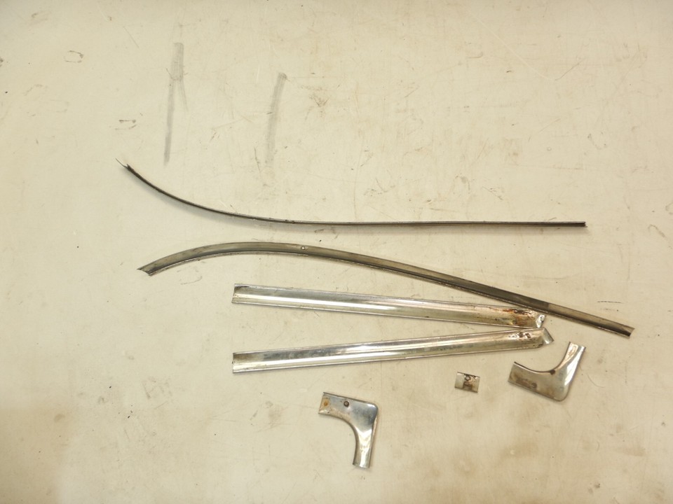 Jeep Grand Wagoneer SJ FSJ Chrome Windshield Frame Bezel Trim Set FREE ...