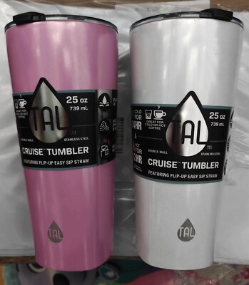 TAL Cruise Tumbler 25 oz Great For Hot Or Cold-combo 2 | eBay