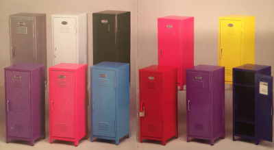 Kids Mini Metal Locker Kids Treasure Box 4.25"w 4.50"d 10.75"h 11 ...