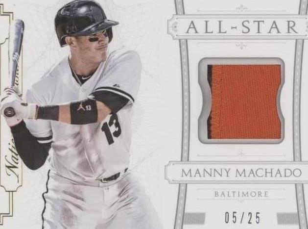 2015 Panini National Treasures - All-Star Manny Machado #13 Prime /25 ...