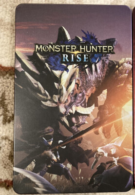 Monster Hunter Rise Collector Edition Steel Case Book Game Cart Action ...