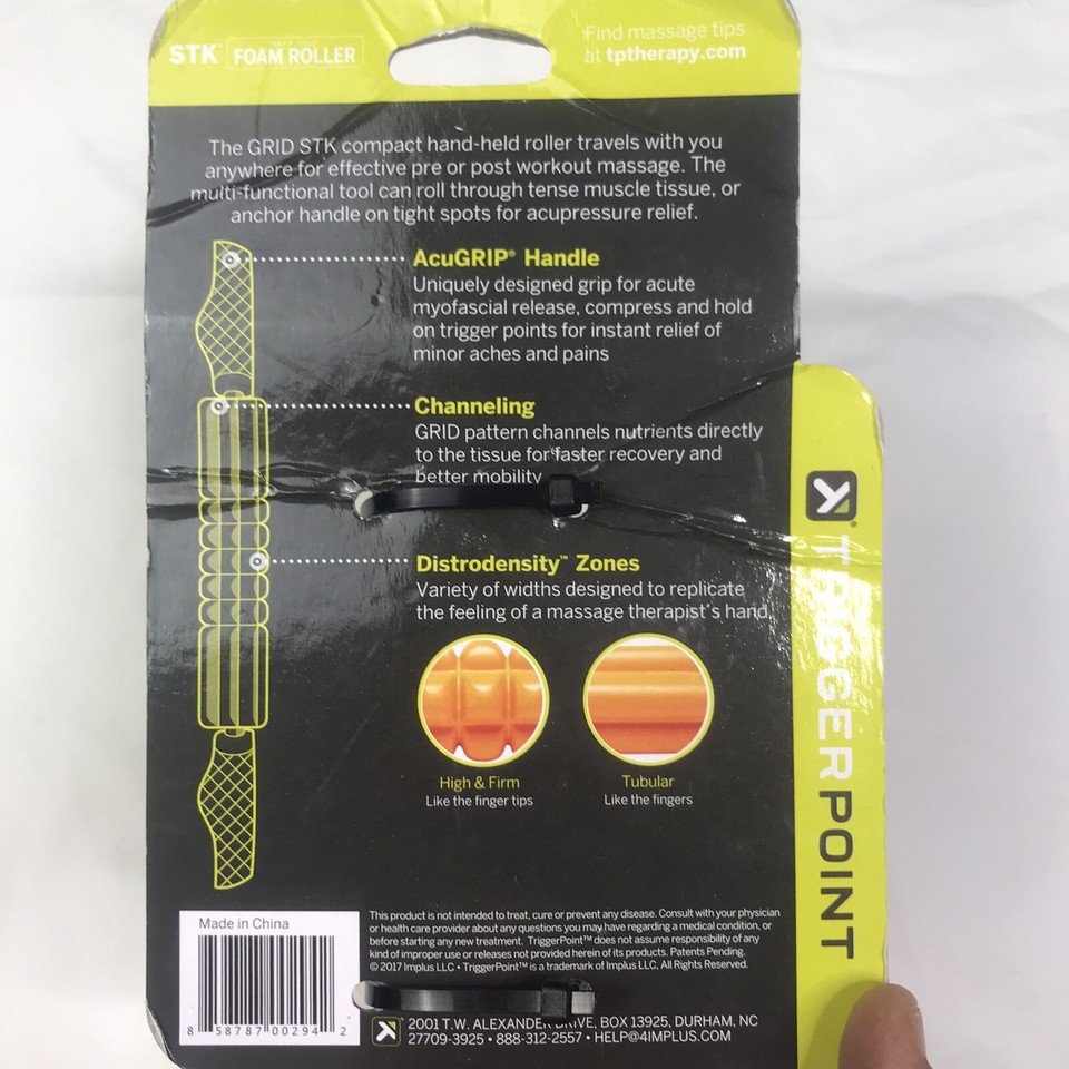 Trigger Point STK Foam Roller Compression Targeted Muscle Relief Orange ...