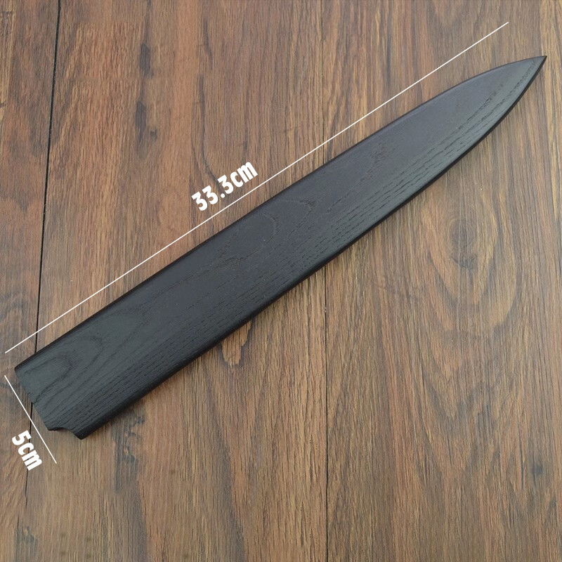 Magnetic Wooden Kitchen Knife Scabbard Knife Blade Cover Protector ...