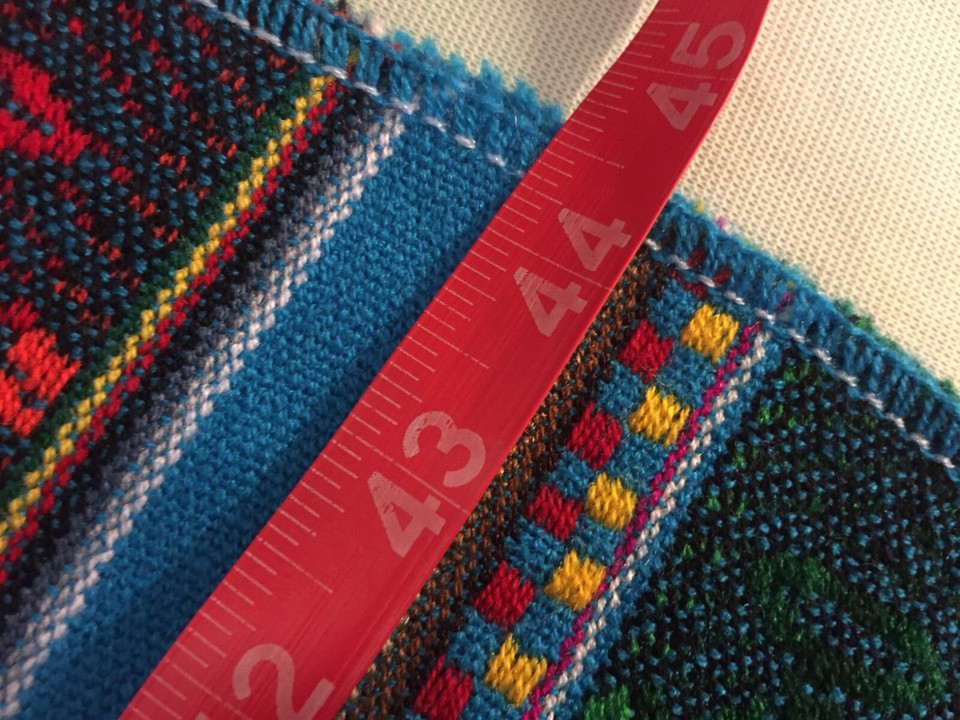 VTG Andean Textured Woven Square Fabric Table Cloth Wall Art - 45" X 45 ...