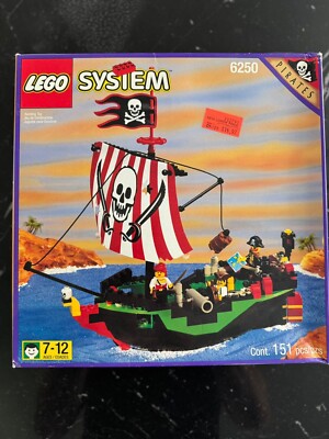 Lego Pirates 6250 Cross Bone Clipper Original Vintage | eBay