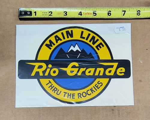 Rio Grande Railroad Sticker Railflags Decals | eBay