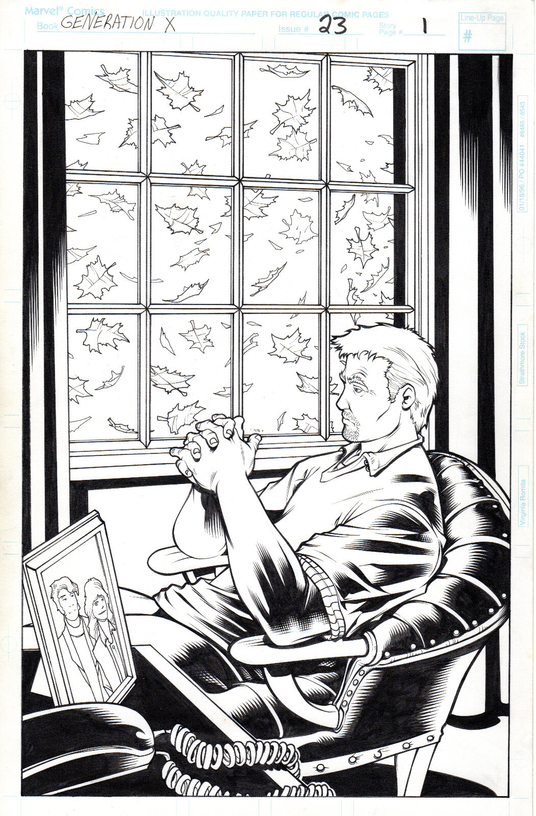 Mitch Byrd GENERATION X 23 page 1 SPLASH PAGE featuring BANSHEE X-MEN ...