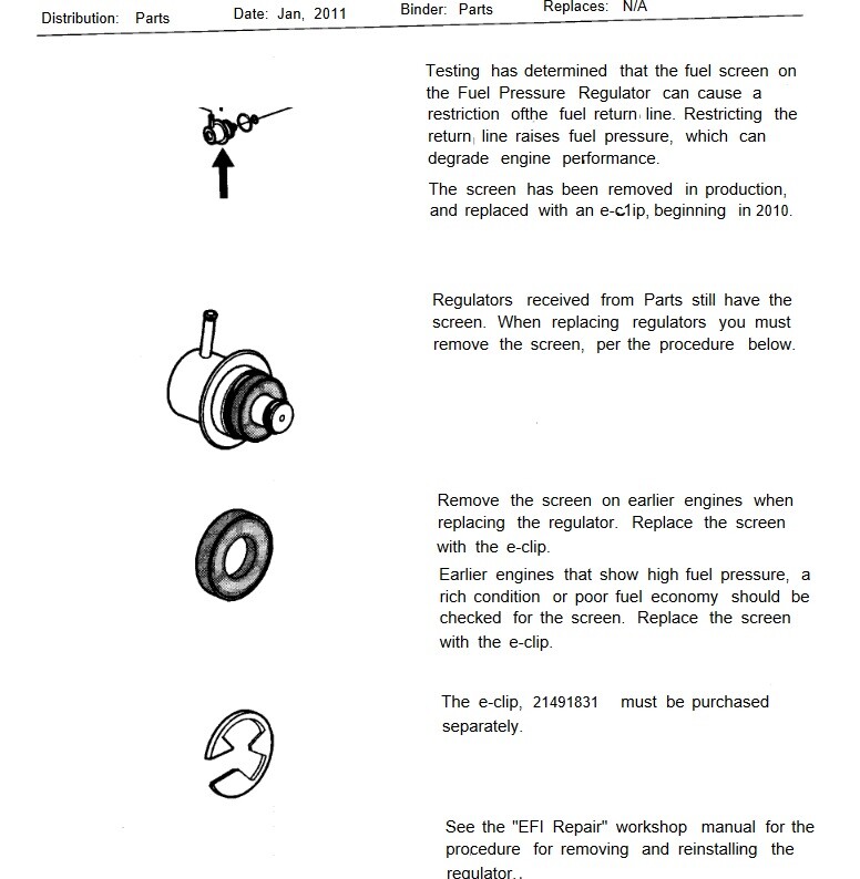 3858967 Volvo Penta Fuel Pressure Regulator with clip 21491831 4.3 5.0 ...