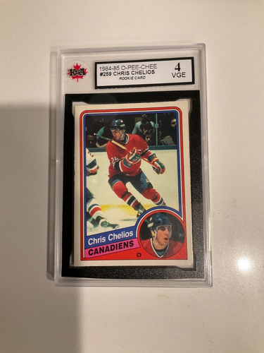 1984-85 O-PEE-CHEE Chris Chelios - Rookie Card Graded 4VGE | eBay