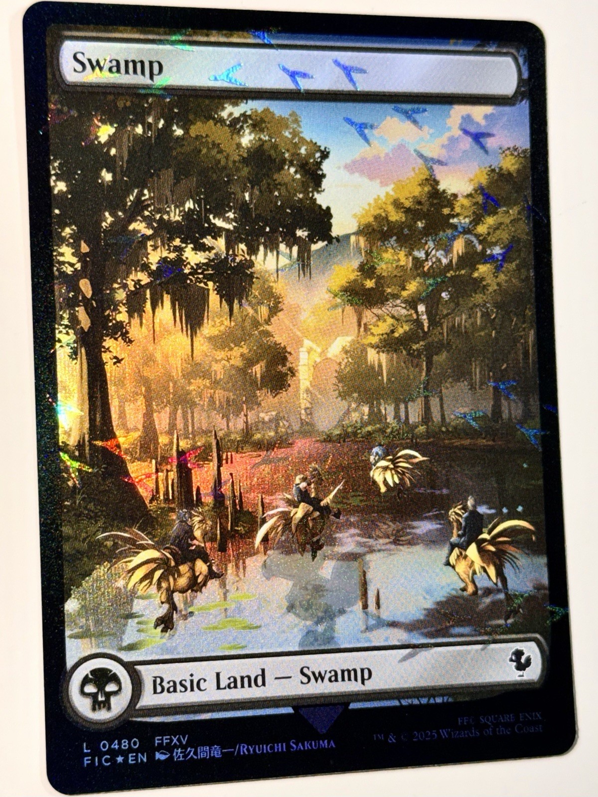 Magic MTG - Swamp - L 0480 (Chocobo Track Foil) Commander: Final ...