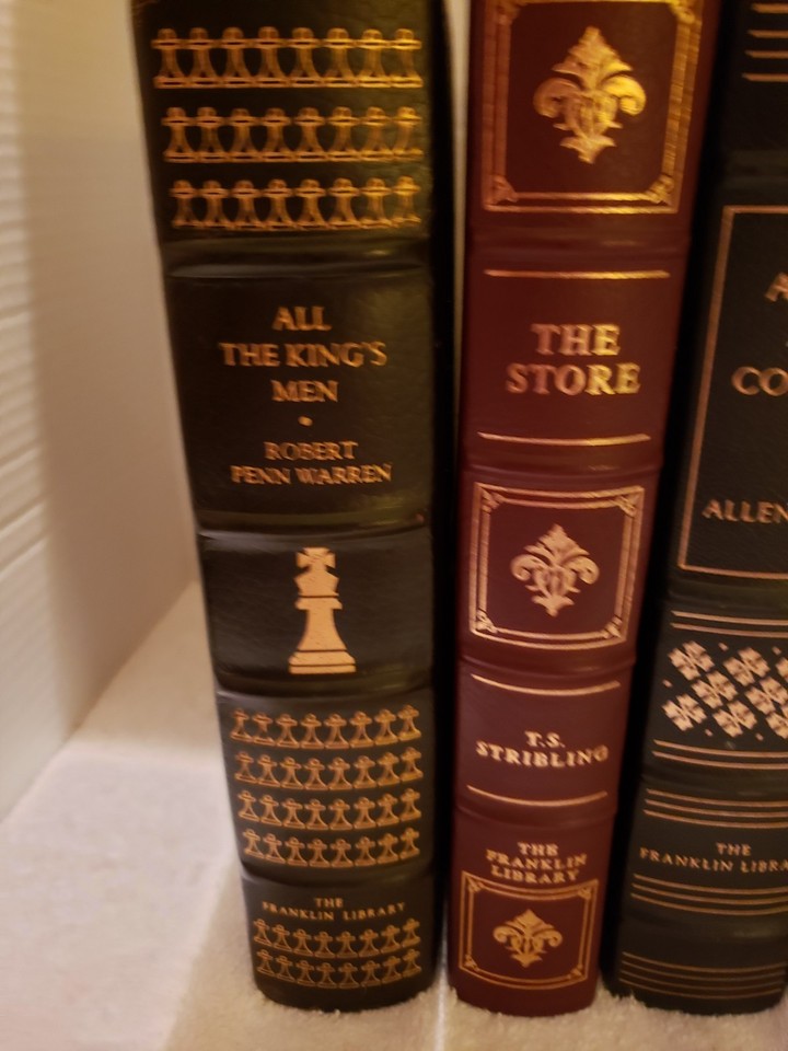 LOT OF 7 THE FRANKLIN LIBRARY LEATHER/HARDCOVER W/GOLD GUILED EDGES EUC ...