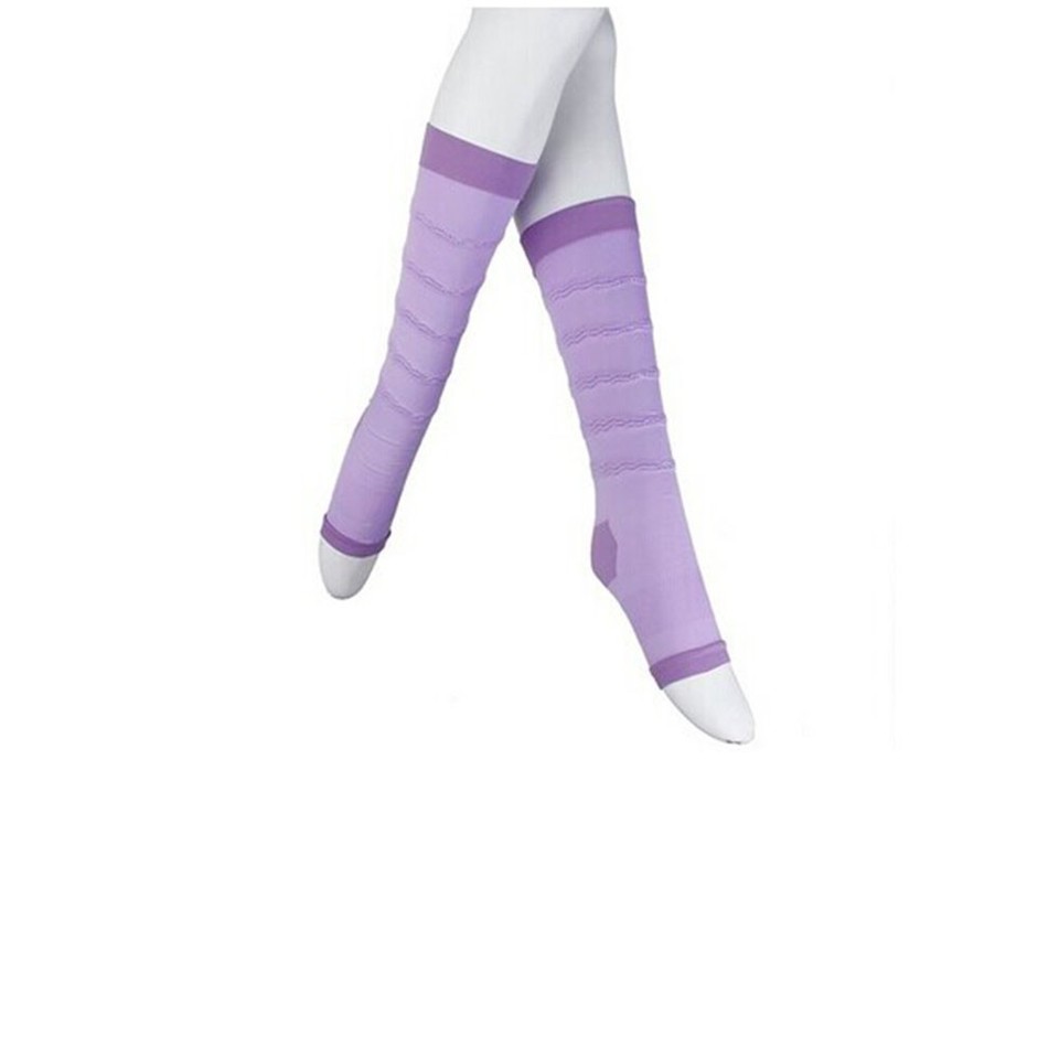 Cosplay Socks Thigh Compression Stockings Women Slimming Open Toe ...