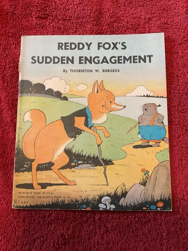 Reddy Fox's Sudden Engagement, VINTAGE Softcover,1940(Platt & Munk) | eBay