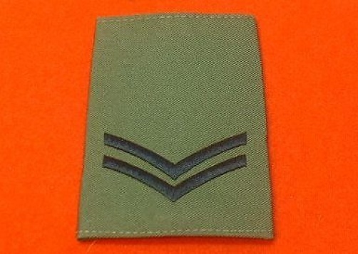 NCO`S Olive Green Rank Slides L/CPL CPL SGT S/SGT WO2 RQSM RSM Ranks | eBay