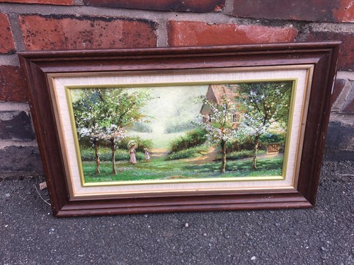 Fine Art P.J. Attfield Oil on Hardboard Painting Good Condition Vintage ...