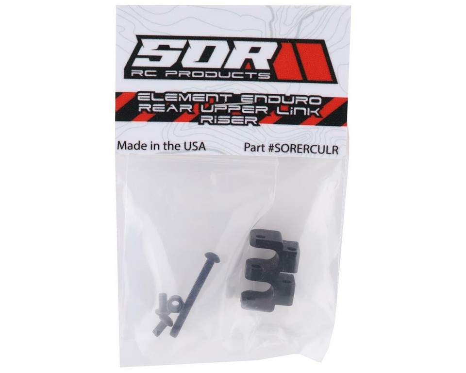 SOR Graphics EXP Element RC Enduro Rear Axle Upper Link Riser [SOR100 ...