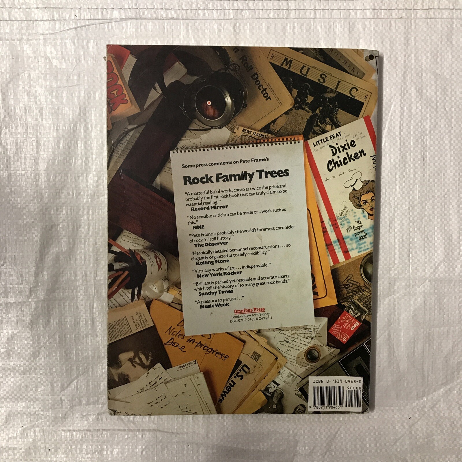 The Complete Rock Family Trees (Volumes 1 and 2) by Pete Frame ...