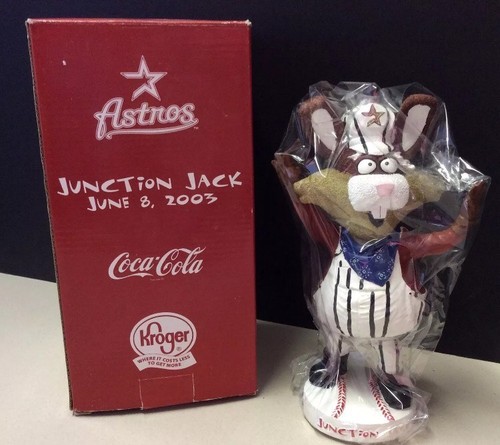 JUNCTION JACK MASCOT HOUSTON ASTROS 2003 KIDS ONLY SGA BOBBLE HEAD VERY ...
