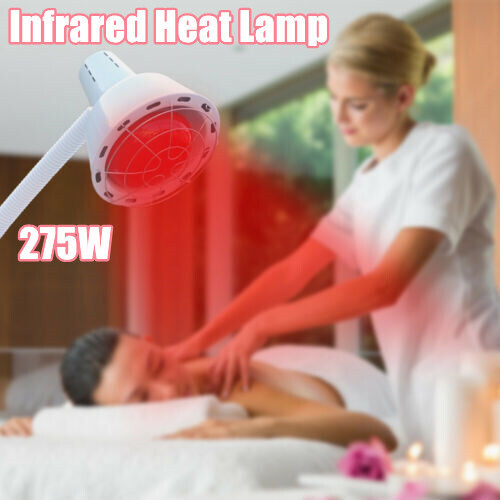 275W IR Infrared Red Heat Light Roasting Lamp Pain Relief Heat Therapy ...