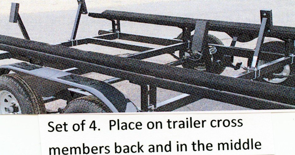 Pontoon Boat Trailer Guide On's Load Guides SET OF 4 | eBay